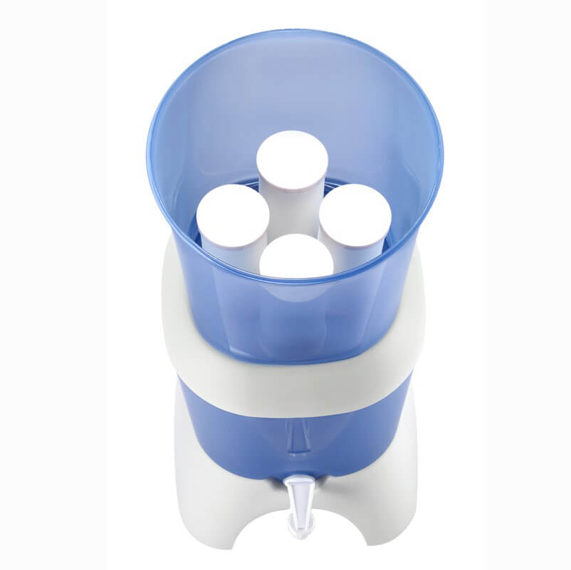 Ceramic Filter water purifier bucket with 1, 2, 3, 4 filter options for ...